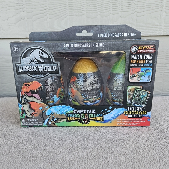 Toy Monster | Toys | Jurassic World Captivz Eggs Color Change Dinosaurs ...